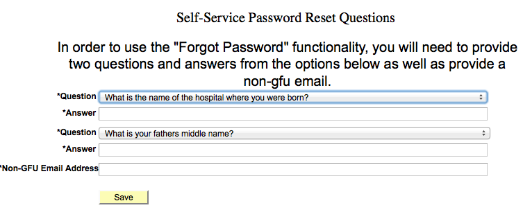 Passwords, Logging In & MFA | IT | George Fox University
